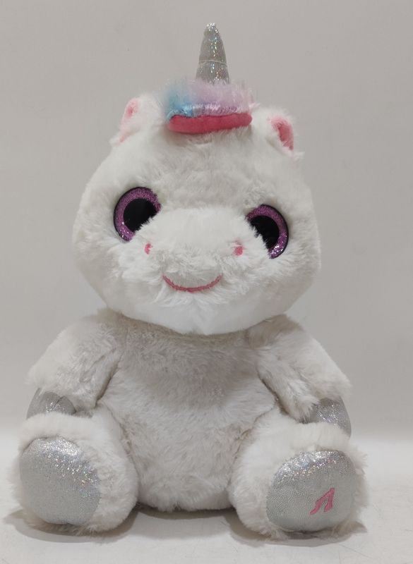 Big eyes engraved impression singing left and right eye lights unicorn ...