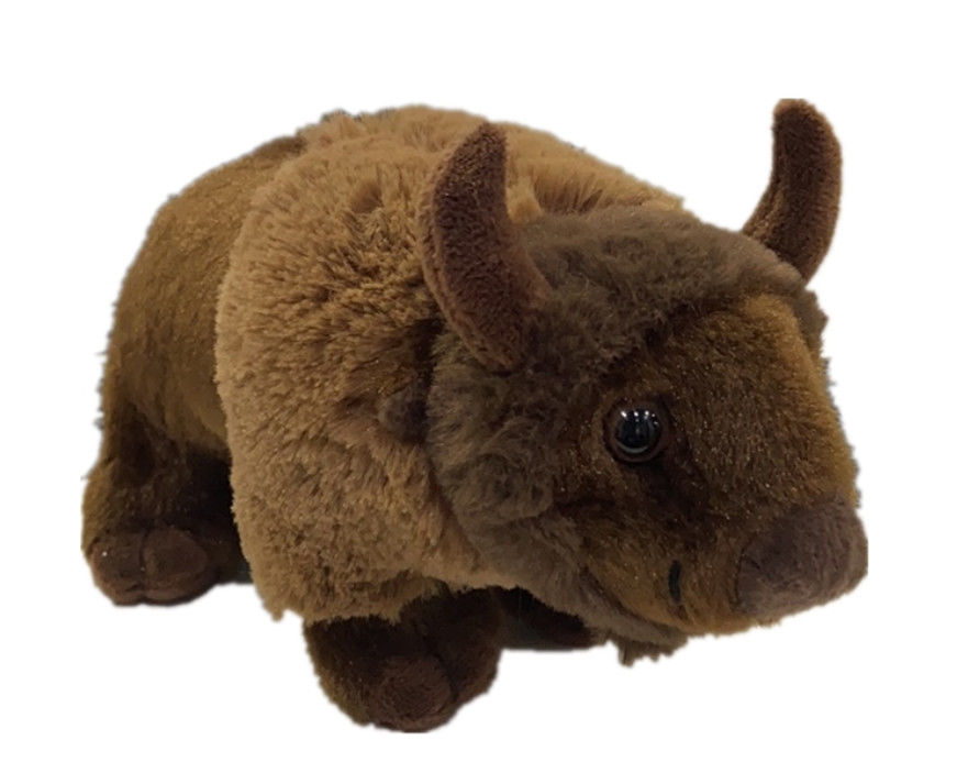 Unisex 20cm 7.78IN Wild Animal Plush Toys Recycled Material Ox Stuffed ...
