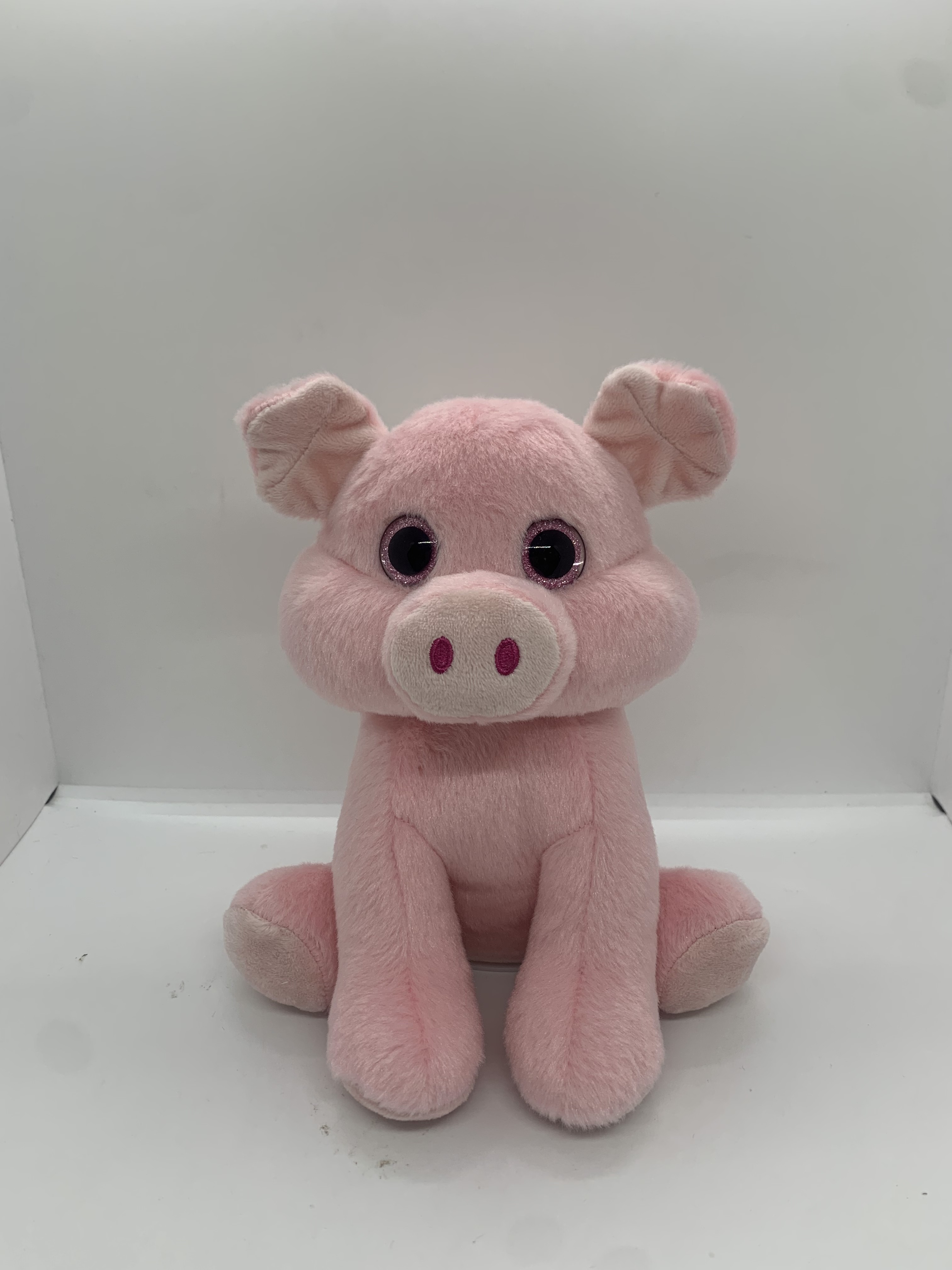Animated Big Eyes Pig Talking Repeating Recording Plush Toy Electronic ...