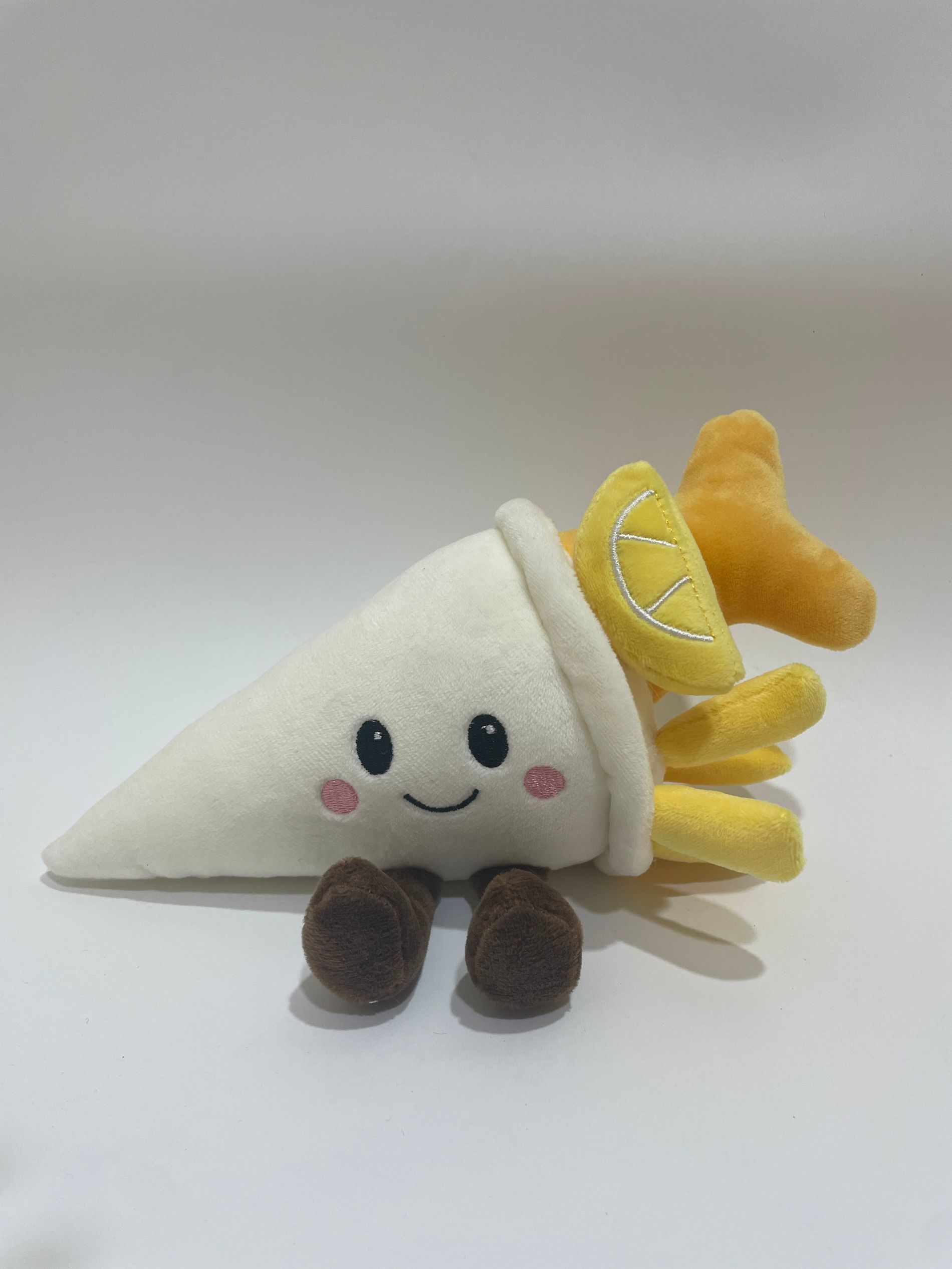 7 Pcs Assorted Fried Fish And Chips Plush Toys, Cute Food Stuffed ...